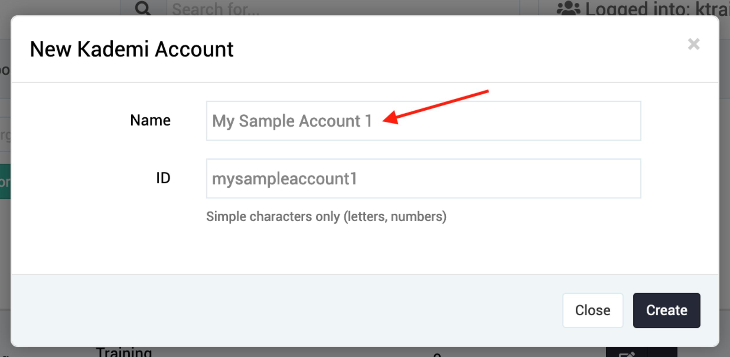Creating a sub account